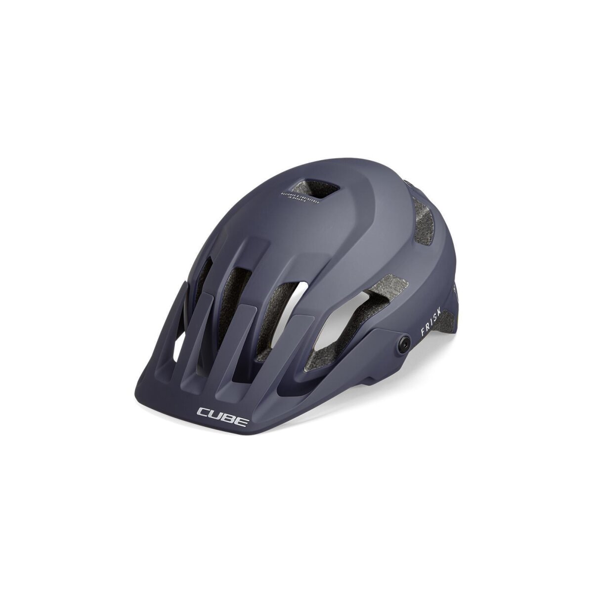 CUBE Helm FRISK blau – Leichter, belüfteter Fahrradhelm mit integrier