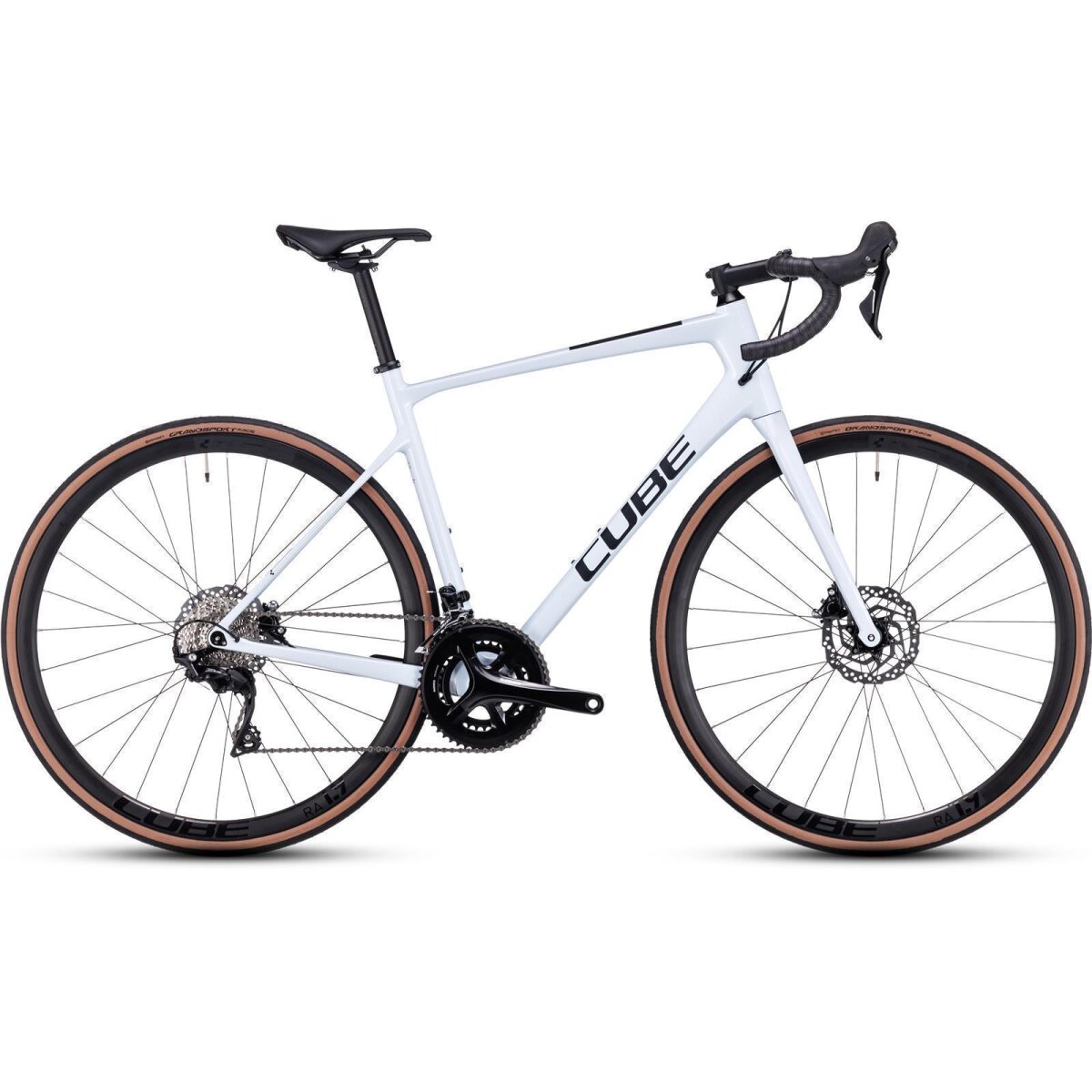 Cube Attain GTC Race Rennrad 2023 | flashwhite´n´black