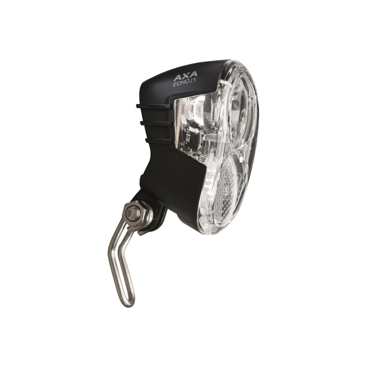 AXA Dynamo-Scheinwerfer Echo 15 Switch schwarz SB-Karte – robust, zuv