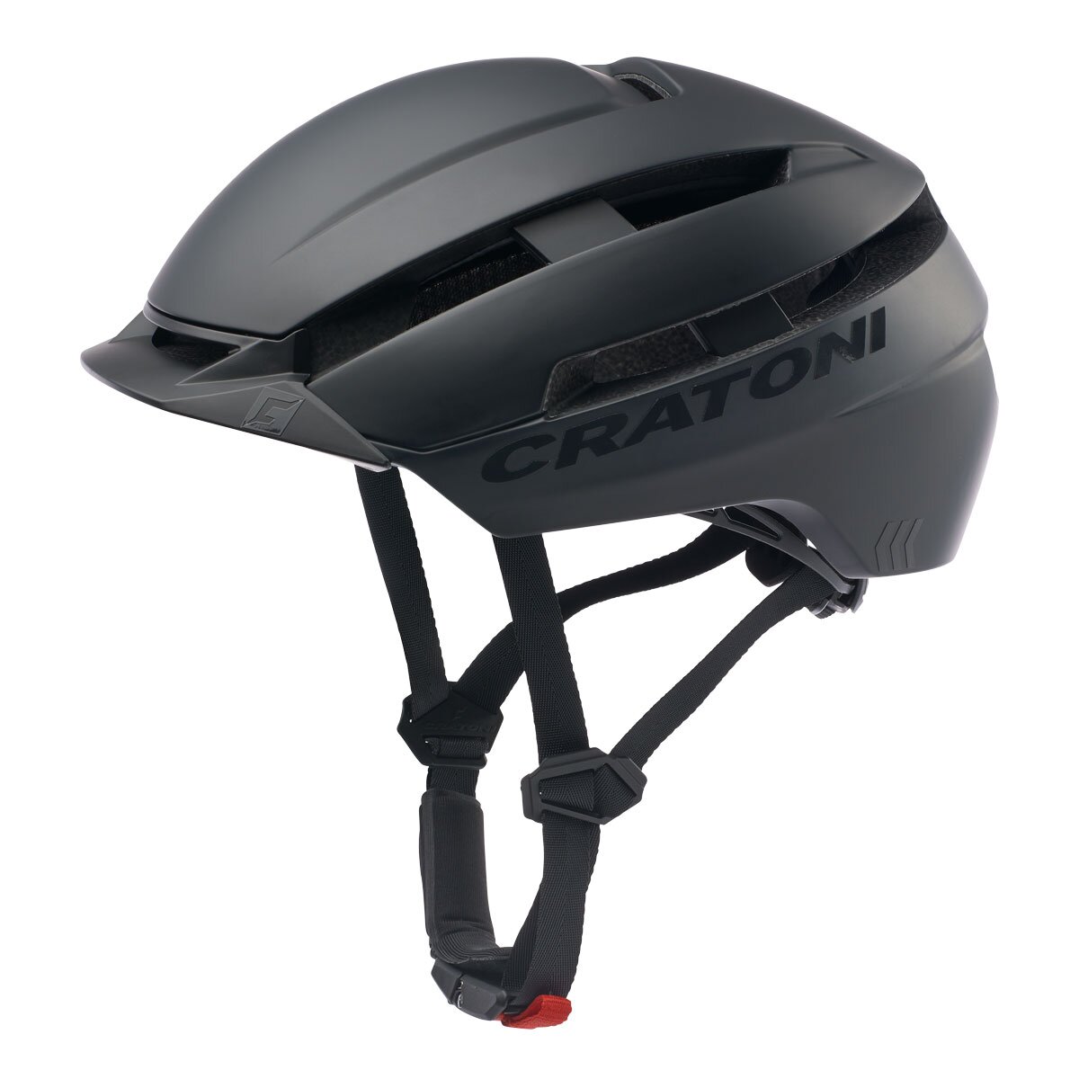 Cratoni Helm C-Loom 2.0 schwarz matt – Leichter, belüfteter Fahrradhe