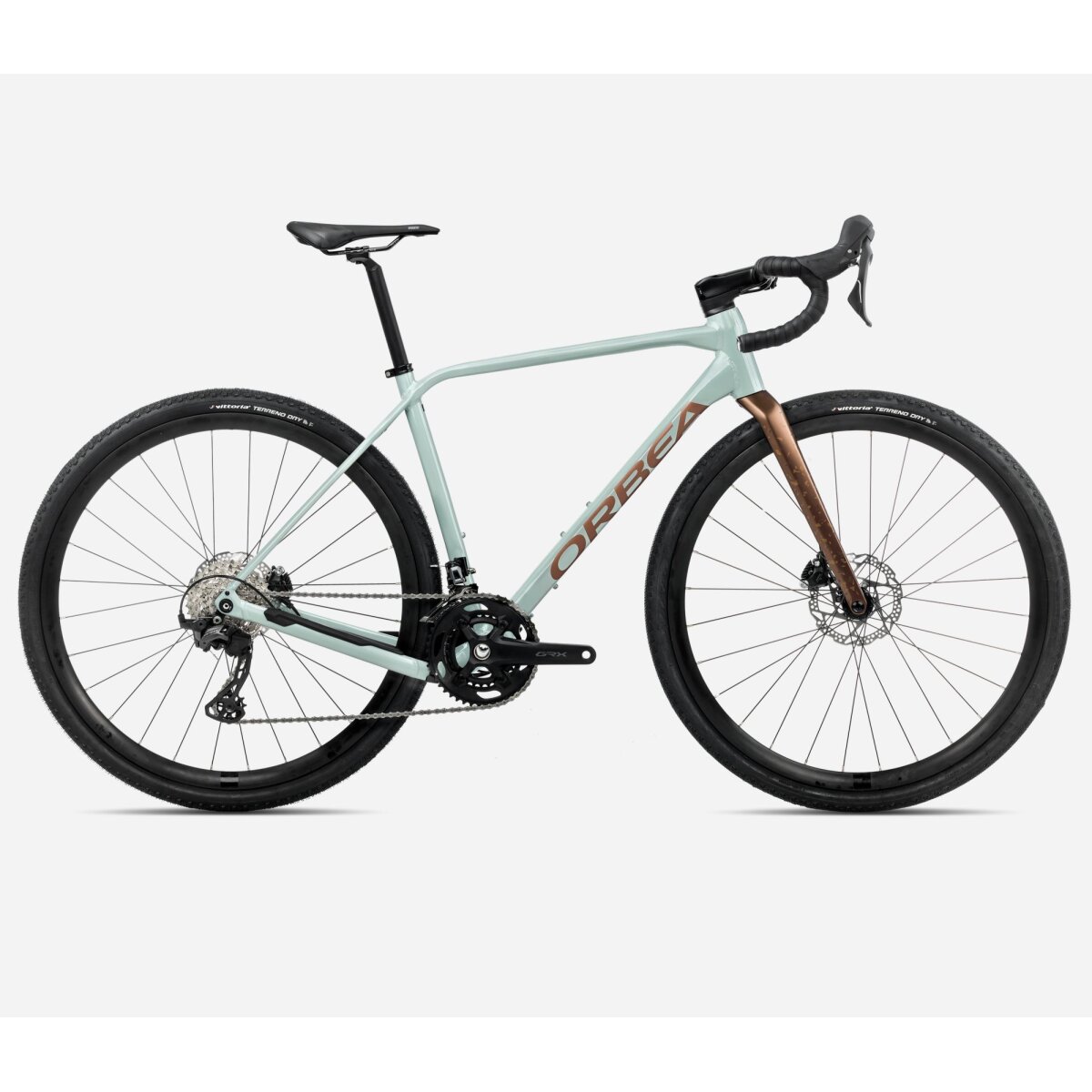 Orbea TERRA H30 Gravel Bike - Blau - Kupfer | Leichtes Aluminium-Rahm