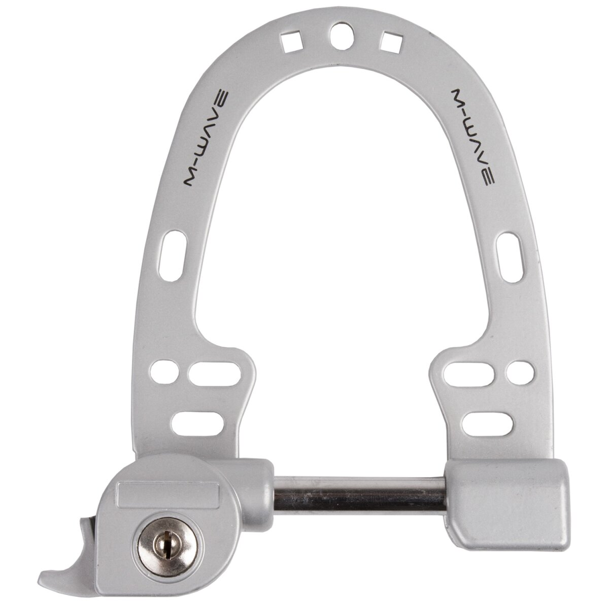 Mighty Mighty Rahmenschloss silber – Robustes Fahrradschloss für maxi