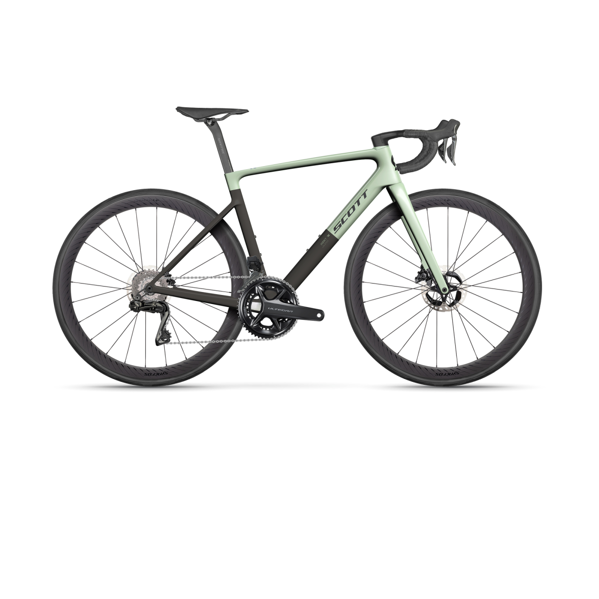 Scott Addict RC 30 Rennrad | Frozen Green/Carbon Black | Leicht, stei